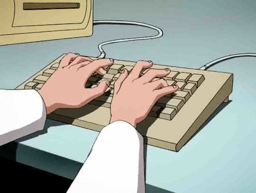 Anime Typing Gif